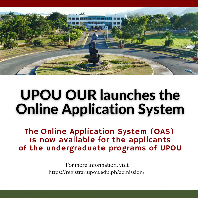 UPOU OUR launches the Online Application System – Office of the ...