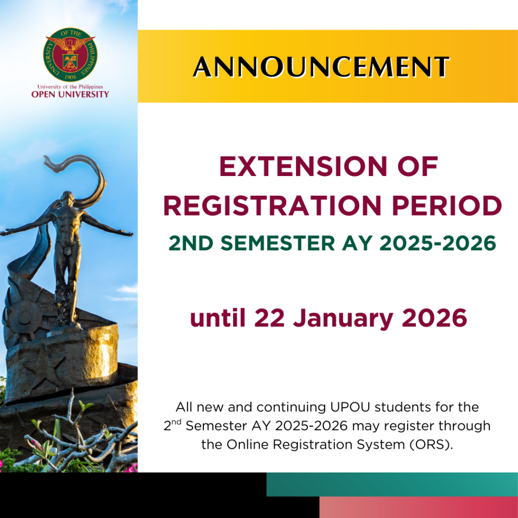 Extension of Registration Period 2nd Semester AY 2025-2026 – Office of ...